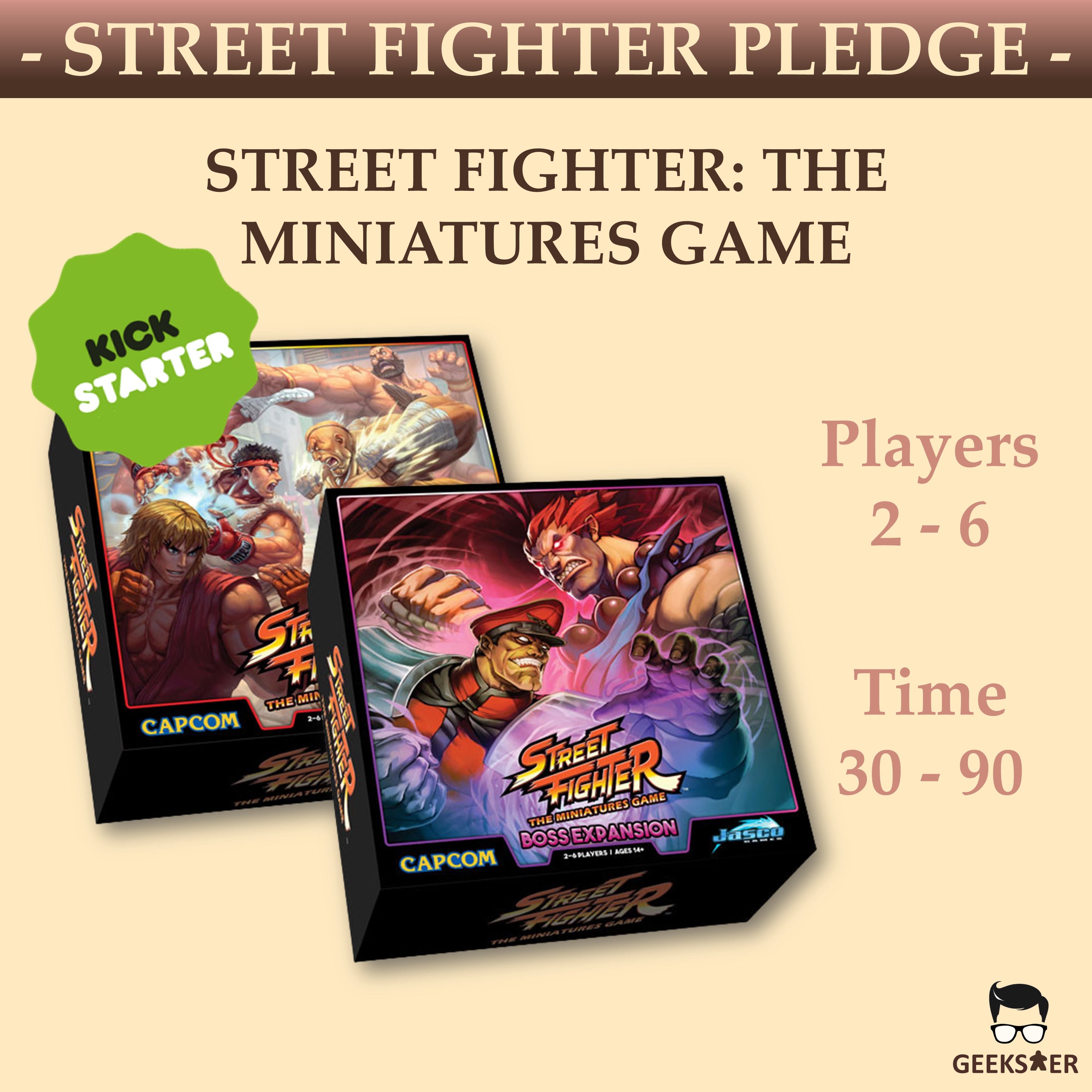 Street Fighter: The Miniatures Game – Geekster