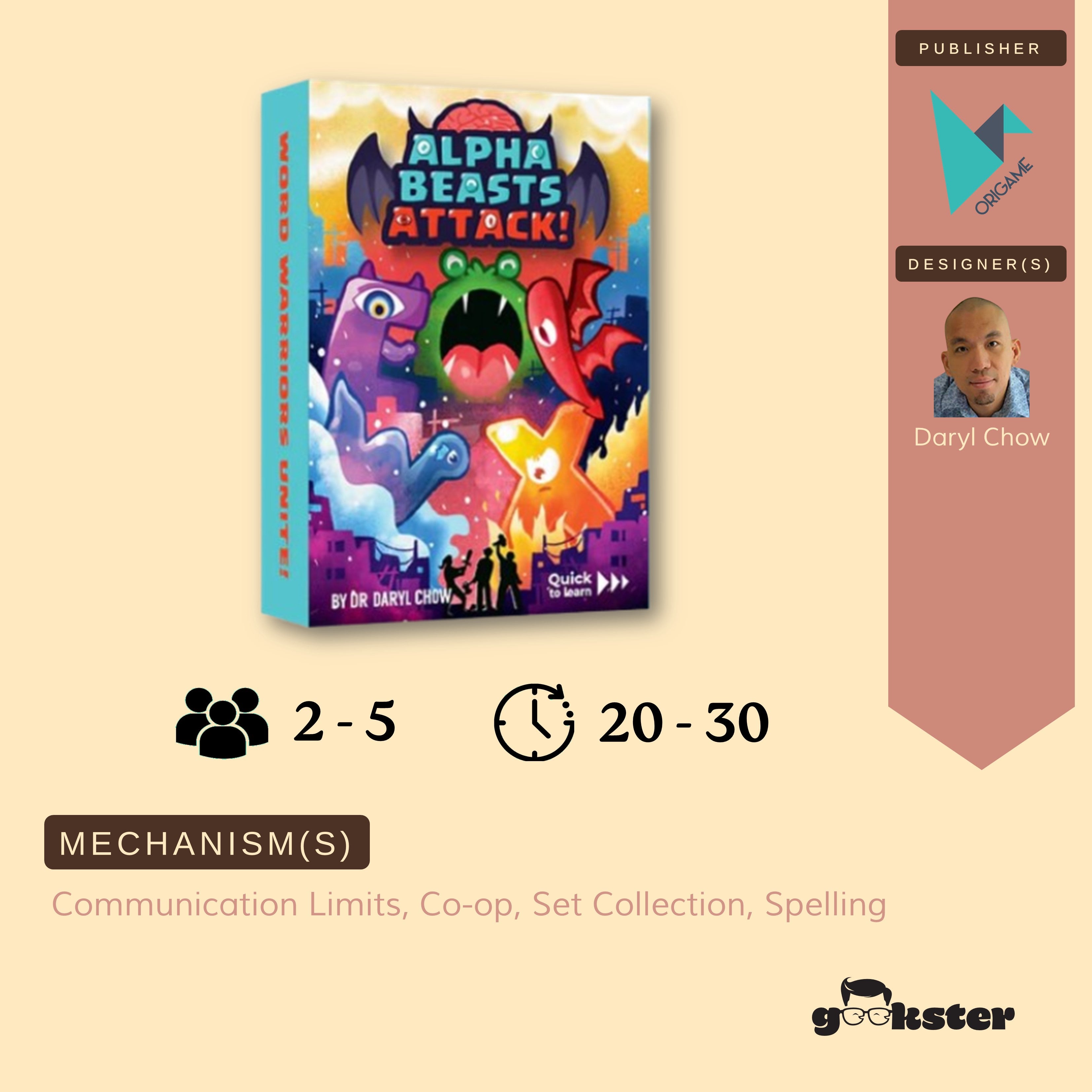 Alphabeasts Attack! – Geekster