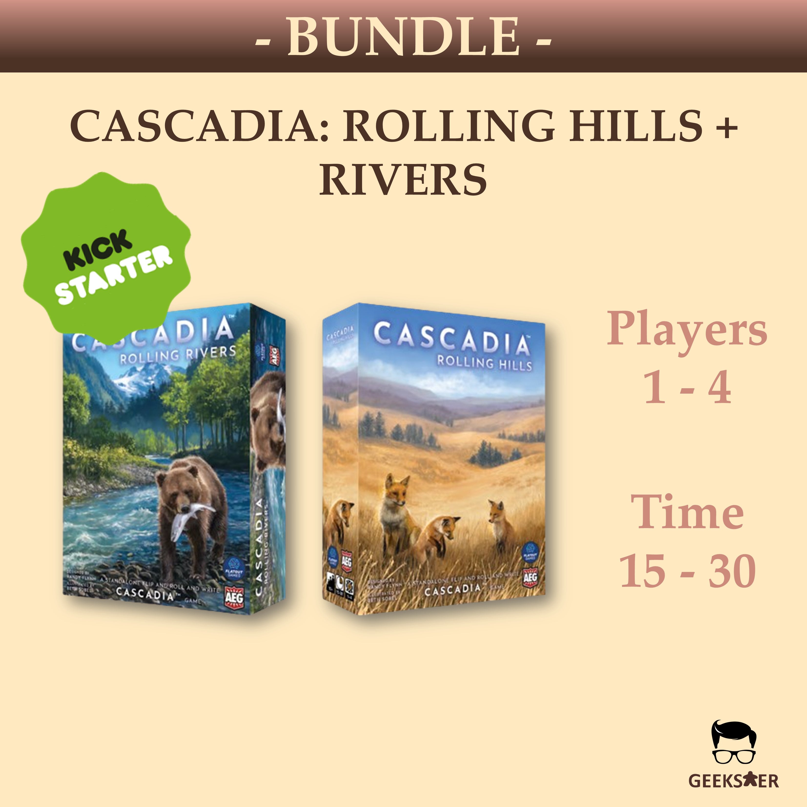 Cascadia: Rolling Hills + Rivers Bundle (Pre-order) – Geekster
