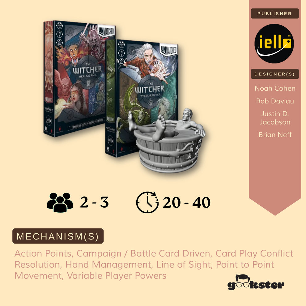 Unmatched: The Witcher Bundle – Geekster