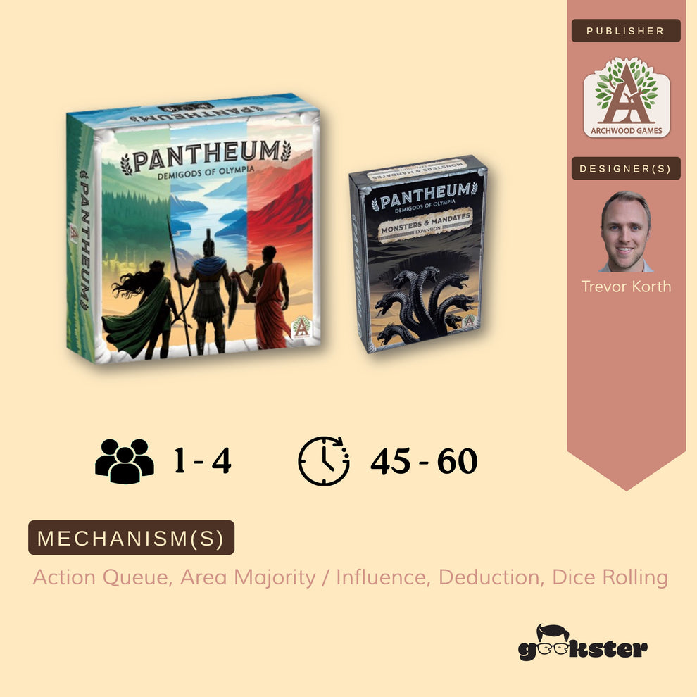 Pantheum: Demigods of Olympia w. expansion – Geekster