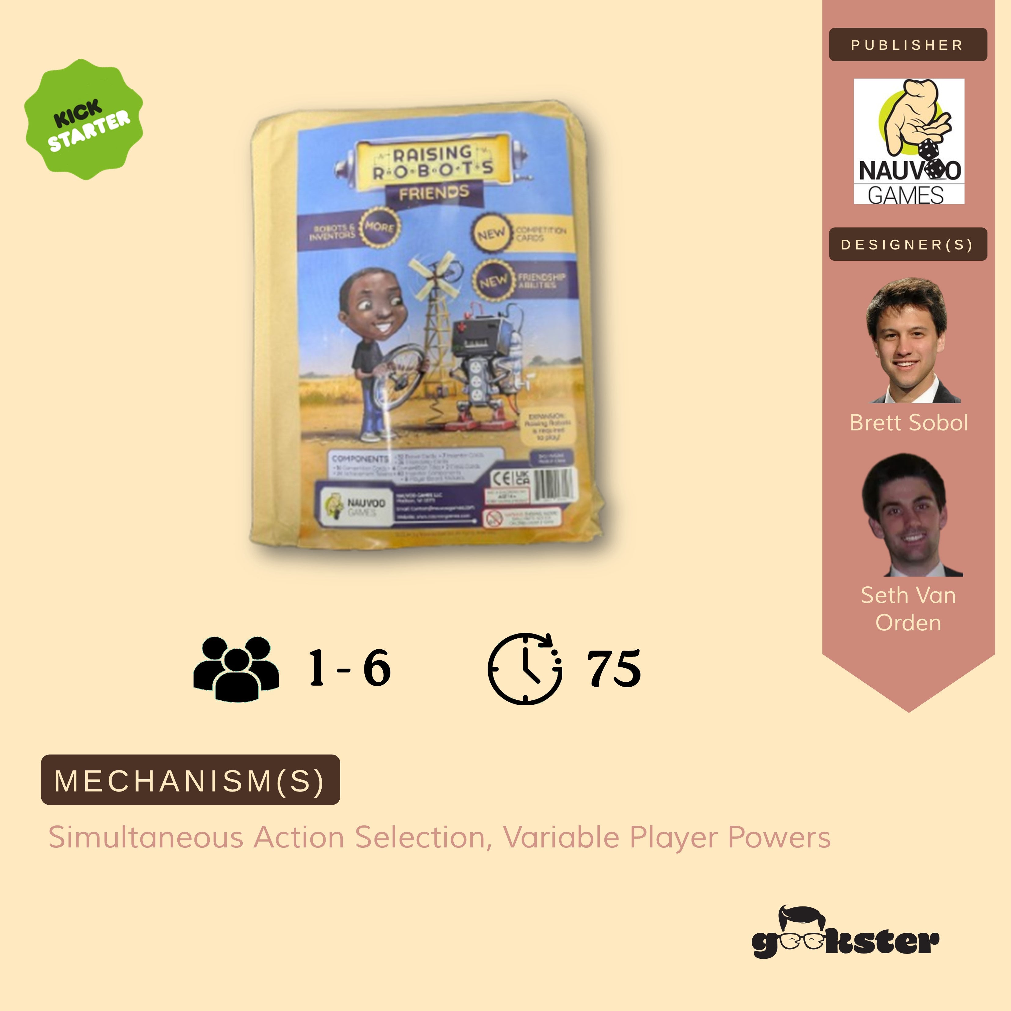 Raising Robots: Friends Expansion – Geekster